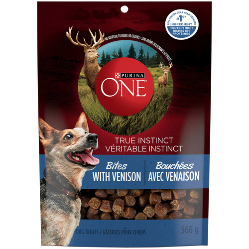 Buy Purina ONE Dog Treats True Instinct Bites Venison 566 g | Sobeys Inc.