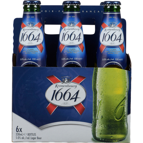 Buy Kronenbourg 1664 Beer 5% Alcohol 6 x 330 ml (bottles) | Sobeys Inc.