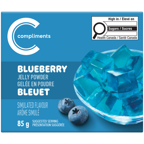 Buy Compliments Jelly Powder Blueberry 85 g | Sobeys Inc.