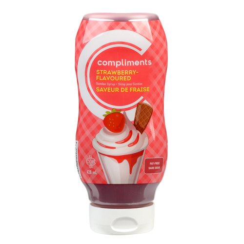 Buy Compliments Sundae Syrup Strawberry 428 ml | Safeway Canada