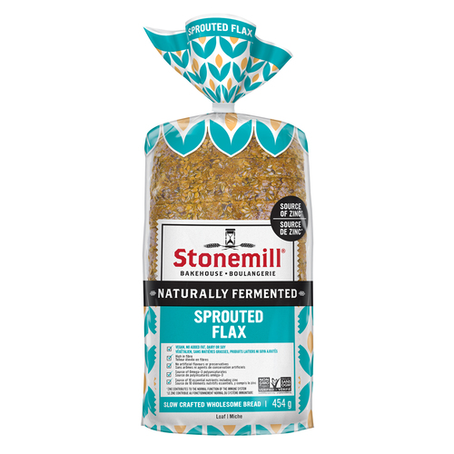 Buy Stonemill Bakehouse Honest Wellness Sprouted Flax Bread 454 g | FreshCo