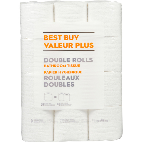 Buy Best Buy Bathroom Tissue 2-Ply 24 Rolls x 270 Sheets | Sobeys Inc.