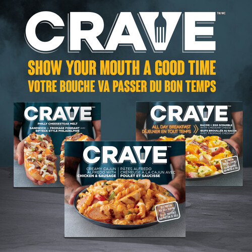 Buy Crave Frozen Meal Creamy Cajun Alfredo With Chicken And Sausage 300 ...