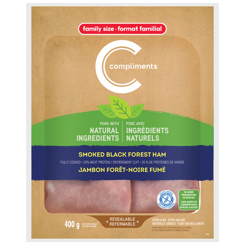 Buy Compliments Smoked Black Forest Ham 400 g | Safeway Canada