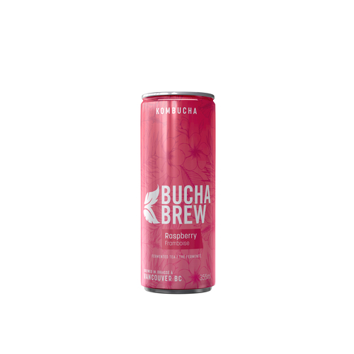 Buy Bucha Brew Can Kombucha Raspberry 355 ml | Sobeys Inc.