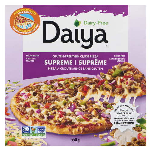 Buy Daiya Dairy-Free Gluten-Free Vegan Frozen Pizza Supreme 550 g ...