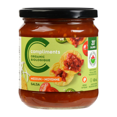 Buy Compliments Organic Salsa Medium 430 ml | FreshCo