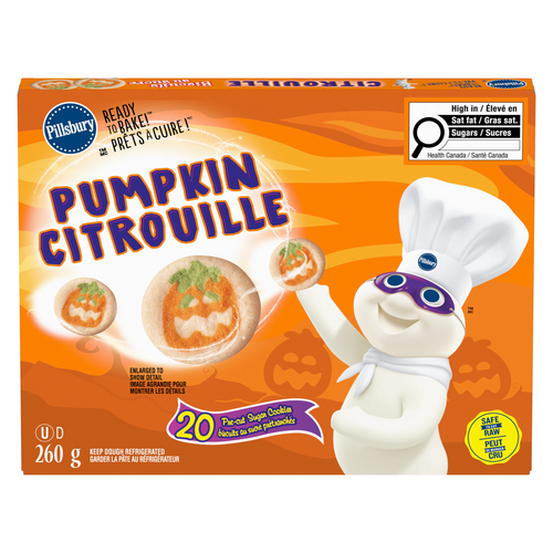 Buy Pillsbury Pre Cut Sugar Cookies Pumpkin 260 g | Sobeys Inc.