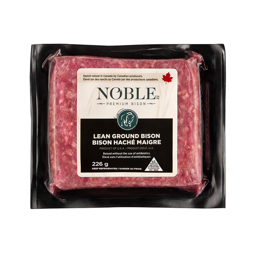 Buy Noble Premium Bison Lean Ground Bison 226 g (Frozen) | Safeway Canada