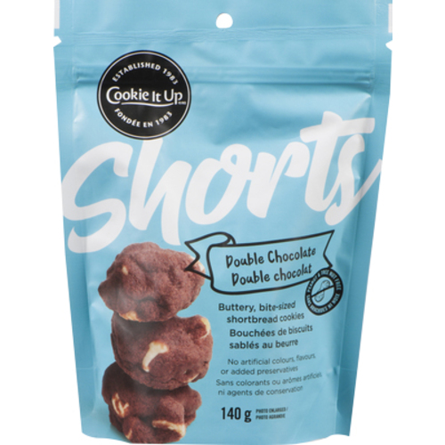 Buy Cookie It Up Shorts Cookies Double Chocolate 140 g | Sobeys Inc.