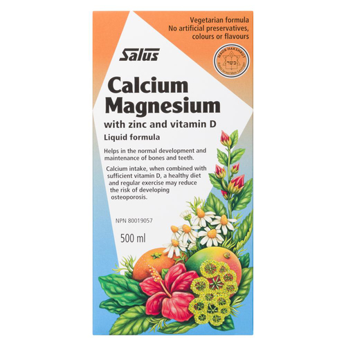 Buy Salus Supplement Calcium Magnesium Liquid Formula 500 ml | Sobeys Inc.