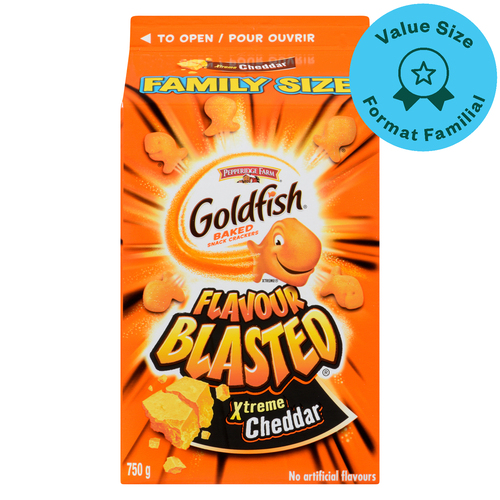 Buy Pepperidge Farm Goldfish Crackers Blasted Xtreme Cheddar 750 g ...
