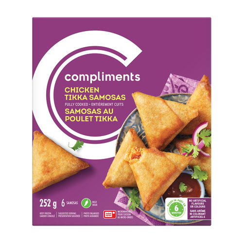 Buy Compliments Frozen Samosas Chicken Tikka 252 g | Sobeys Inc.