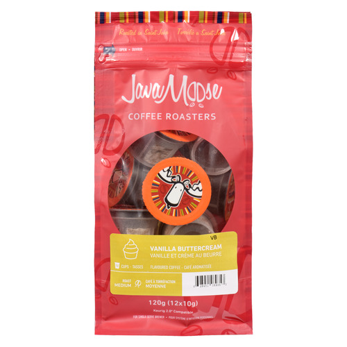 Buy Java Moose Coffee Vanilla Buttercream Coffee 12 K-Cups 120 g ...
