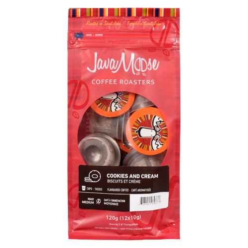 Buy Java Moose Coffee Cookies and Cream Coffee Pods 10 x 12 g | Sobeys Inc.