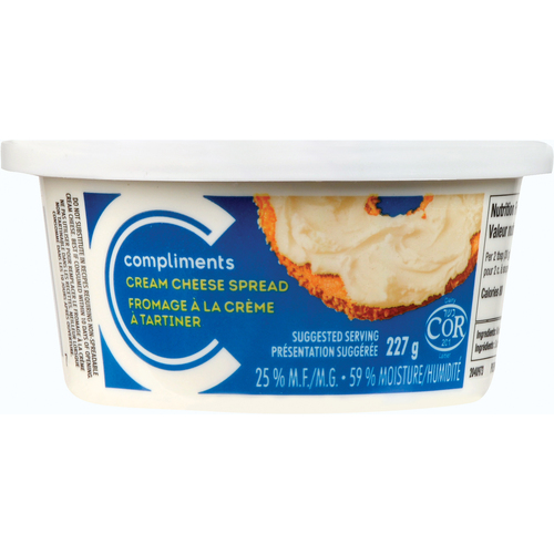 Buy Compliments Cream Cheese Spread Original 227 g | FreshCo