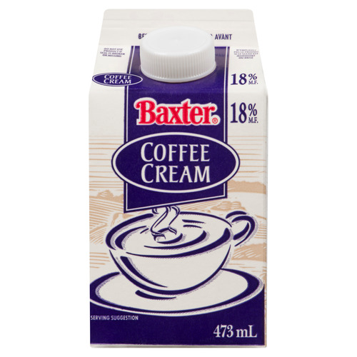Buy Baxter 18% Coffee Cream 473 ml | Sobeys Inc.