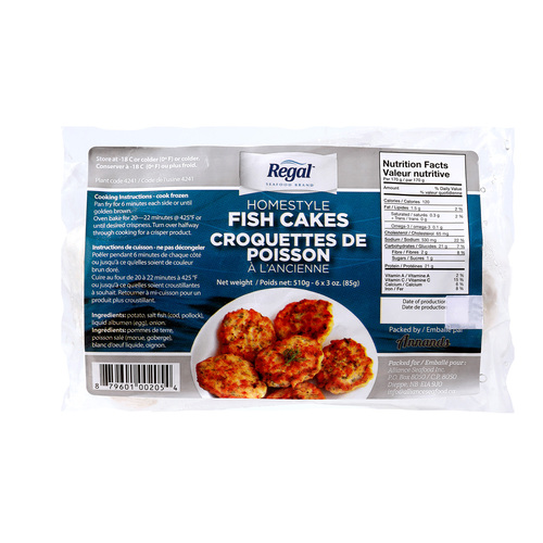 Buy Regal Frozen Homestyle Fish Cakes 510 g | Sobeys Inc.