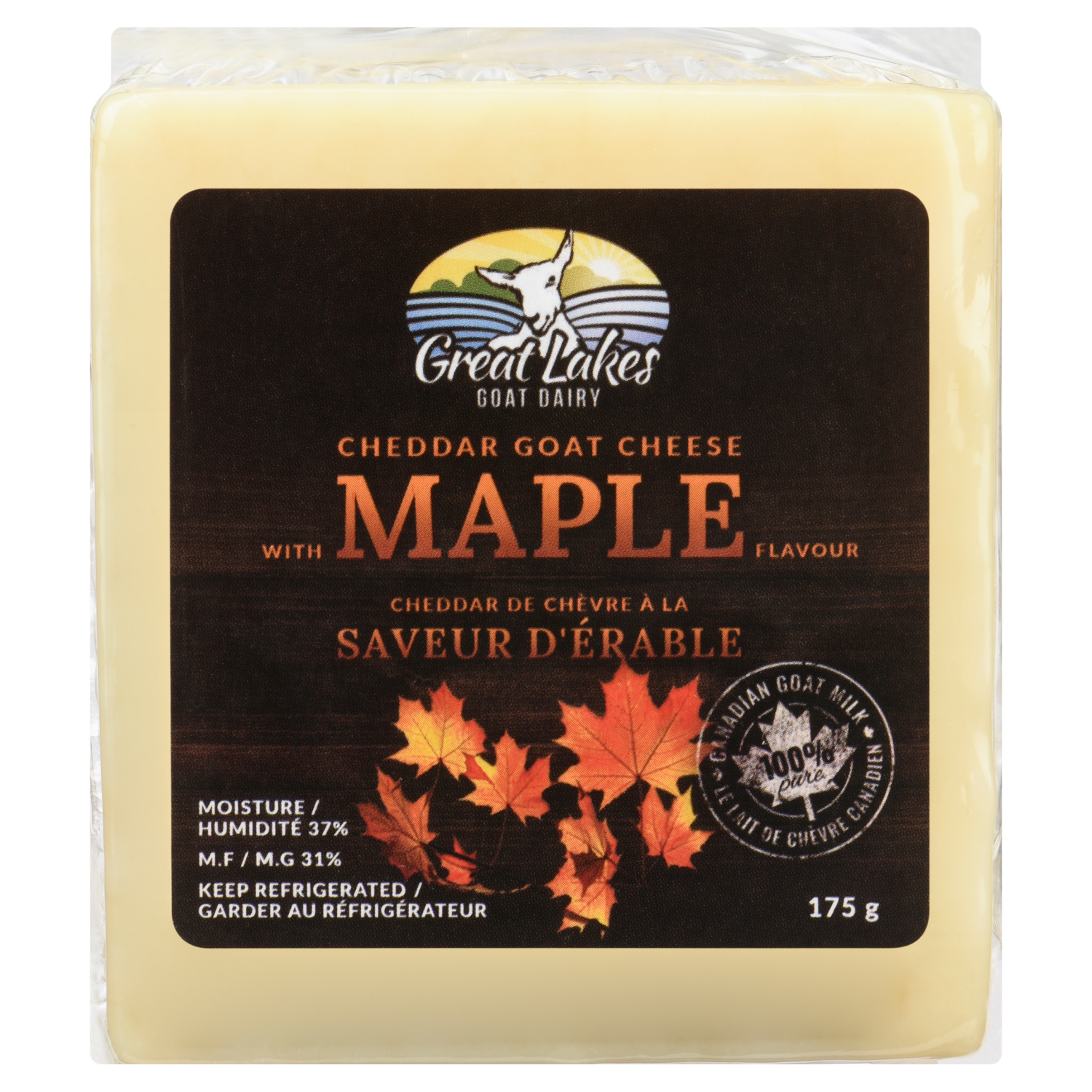 Buy Great Lakes Cheese Cheddar Goat With Maple 175 g | Sobeys Inc.