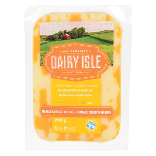 Buy Dairy Isle Marble Cheese Cheddar 270 g | Foodland