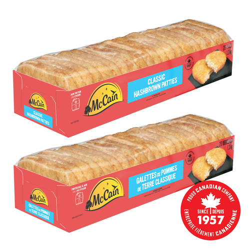 Buy McCain Classic Hash Brown Potato Patties 20 pack | FreshCo