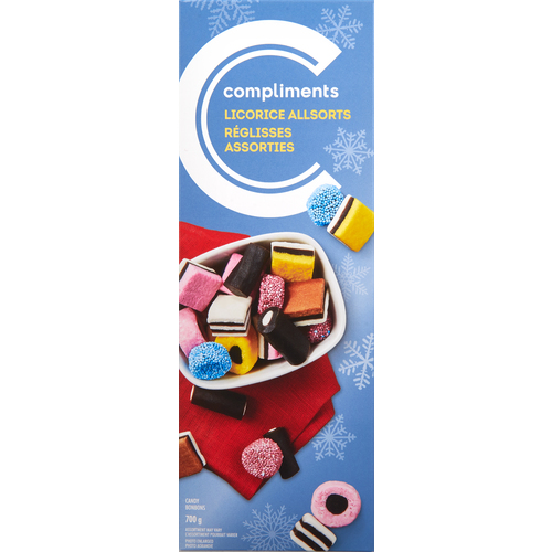 Buy Compliments Tower Candy Licorice Allsorts 700 g | Sobeys Inc.