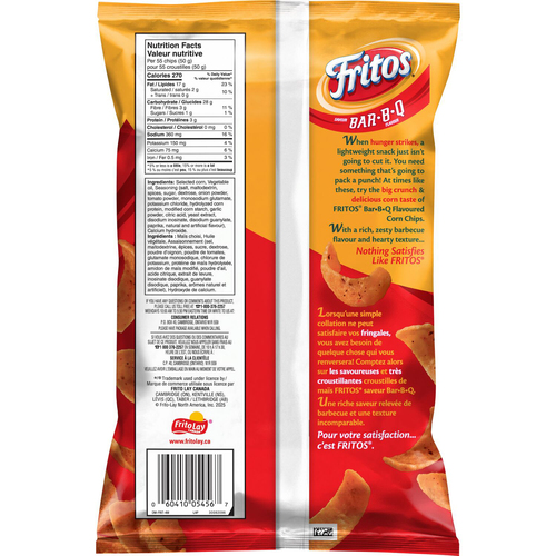 Buy Fritos Corn Chips Bar-B-Q Flavour 340 g | FreshCo