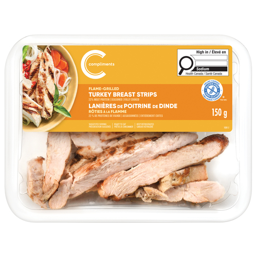 Buy Compliments Turkey Breast Strips 150 g | Sobeys Inc.