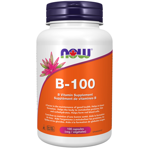 Buy Now Vitamin Supplement B100 Capsules 100 Count | Sobeys Inc.