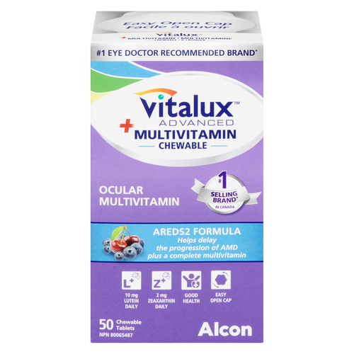 Buy Vitalux Advanced Plus Multivitamin Chewable Tablets 50 Count ...
