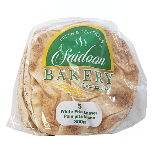 Buy Saidoon Pita Bread White 5 Pack 300 g | FreshCo