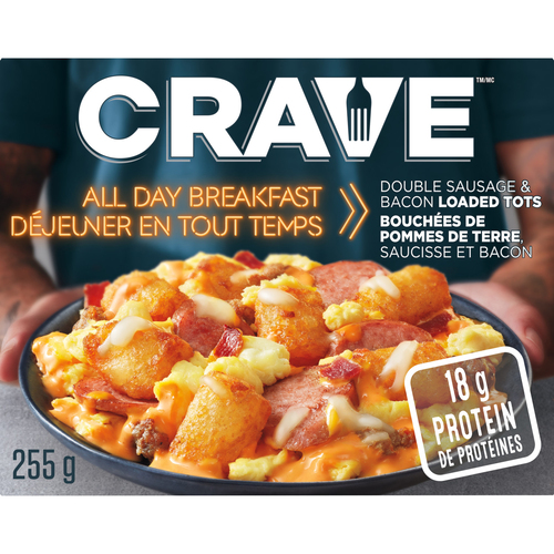 Buy Crave Frozen Entres Double Sausage & Bacon Loaded Tots 255 g ...