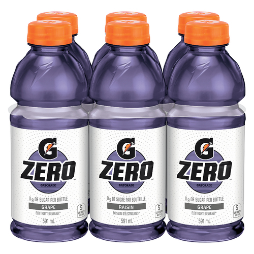 Buy Gatorade Zero Sports Drink Grape 6 x 591 ml (bottles) | Safeway Canada