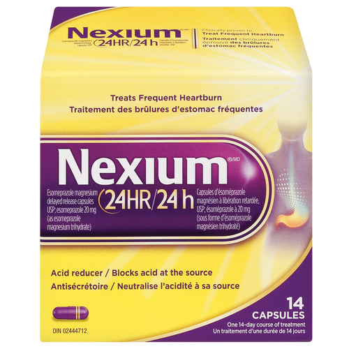 Buy Nexium 24 Hour Acid Reducer Capsules 14 Count | Sobeys Inc.