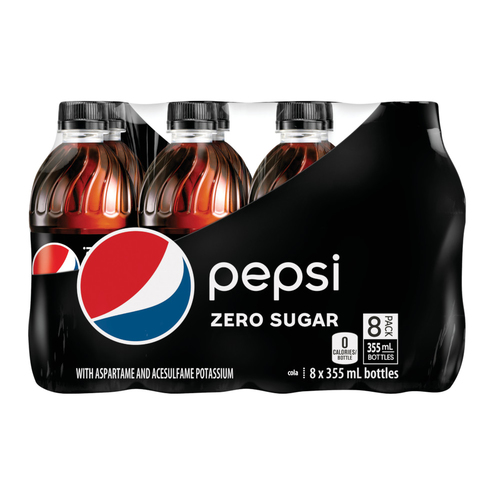 Buy Pepsi Pop Zero Sugar 8 x 355 ml (bottles) | FreshCo