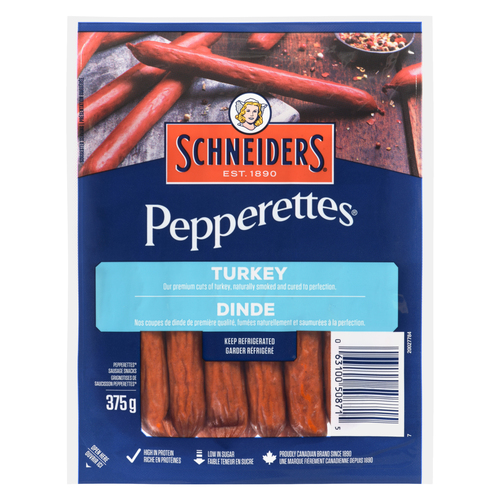 Buy Schneiders Pepperettes Sausage Sticks Turkey 375 g | FreshCo