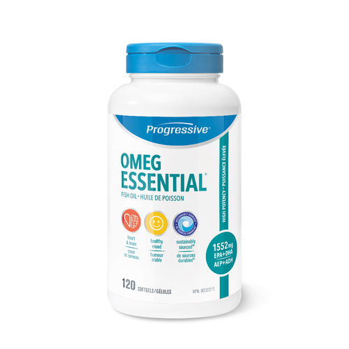 Buy Progressive OmegEssential High Potency Fish Oil Softgels 120 Count ...