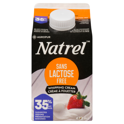 Buy Natrel Lactose-Free 35% Whipping Cream 473 ml | FreshCo