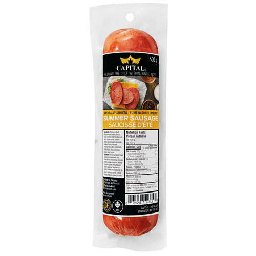 Buy Capital Fine Meats Summer Sausage Chubs 500 g | FreshCo