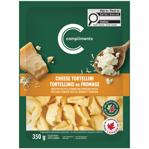 Buy Compliments Filled Pasta Cheese Tortellini 350 g | Sobeys Inc.