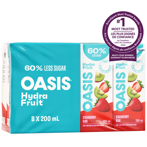 Buy Oasis Hydrafruit Juice Boxes Strawberry Kiwi 8 x 200 ml | Safeway ...