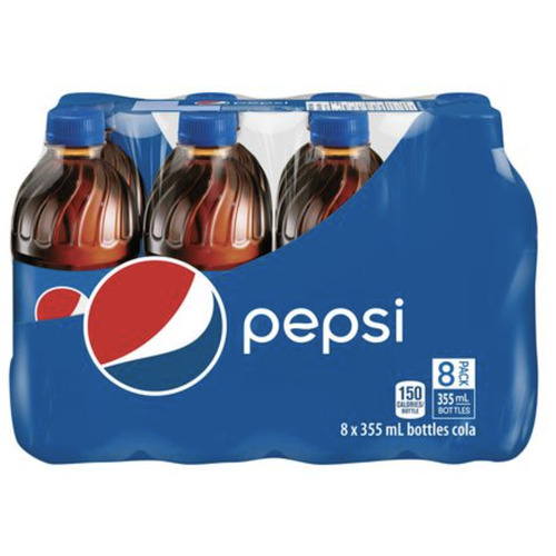 Buy Pepsi Pop Soft Drink 8 x 355 ml (bottles) | FreshCo