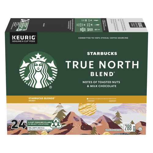 Buy Starbucks Coffee Pods True North Blend K-Cups 24 Pods | Safeway Canada