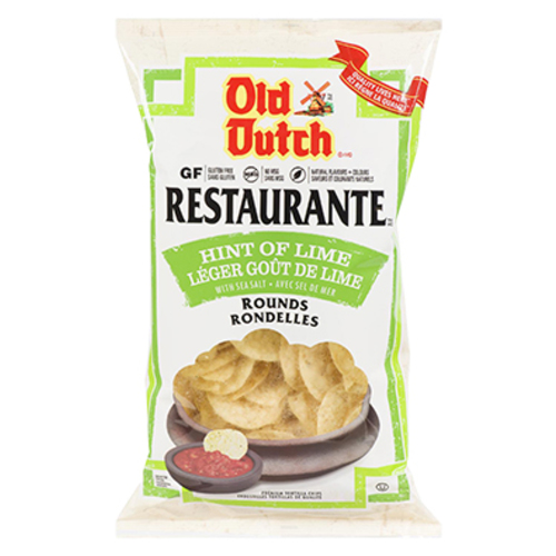 Buy Old Dutch Gluten-Free Restaurante Potato Chips Sea Salt And Lime ...