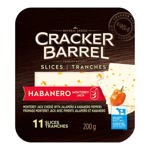 Buy Cracker Barrel Cheese Slices Habanero Monterey Jack 200 g | Safeway ...