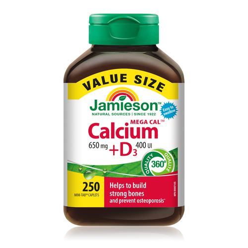Buy Jamieson Mega Cal Calcium +D3 250 Count | Sobeys Inc.