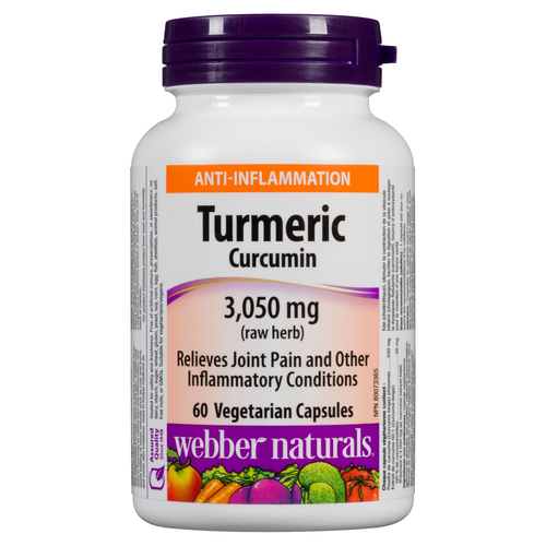 Buy Webber Naturals Turmeric Curcumin 600 mg 60 capsules | FreshCo