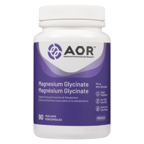 Buy AOR Magnesium Glycinate 90 mg Vegi-Caps 90 Count | Sobeys Inc.