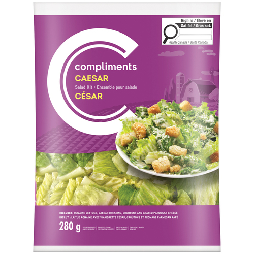Buy Compliments Caesar Salad kit 280 g | FreshCo