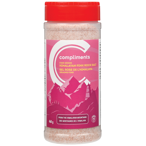 Buy Compliments Himalayan Rock Salt Fine Grind Pink 460 g | Sobeys Inc.